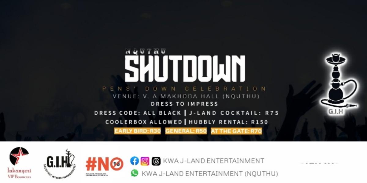 NQUTHU SHUTDOWN at Va Makhoba Hall