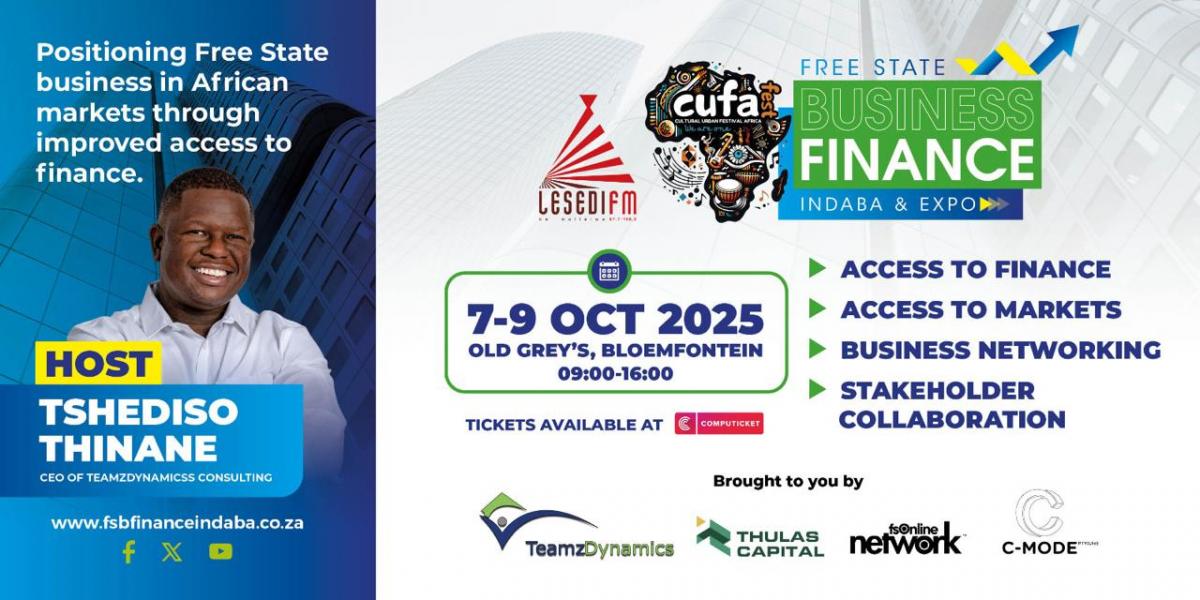 CUFA FS BUSINESS FINANCE INDABA & EXPO 2025 at Old Grey S... | Computicket