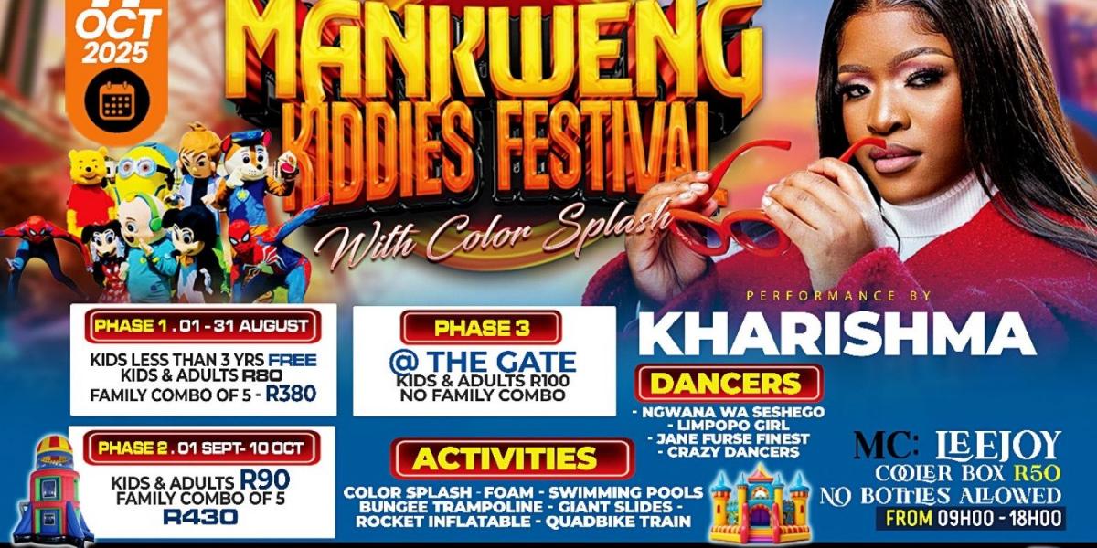 Mankweng Kiddies Festival with Color Splash at Universit... | Computicket