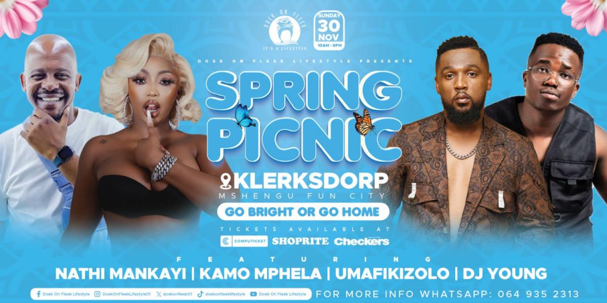 Doek On Fleek Spring Picnic Klerksdorp at Klerksdorp | Computicket