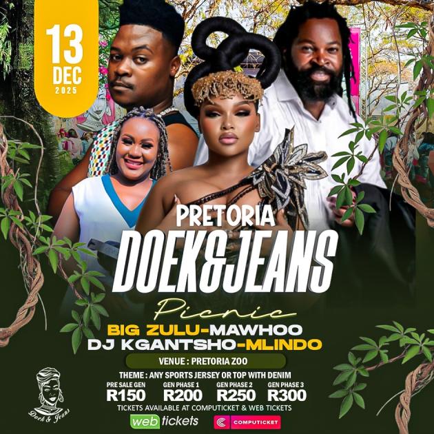 Pretoria Doek and Jeans Picnic at Zoo Cafe | Computicket