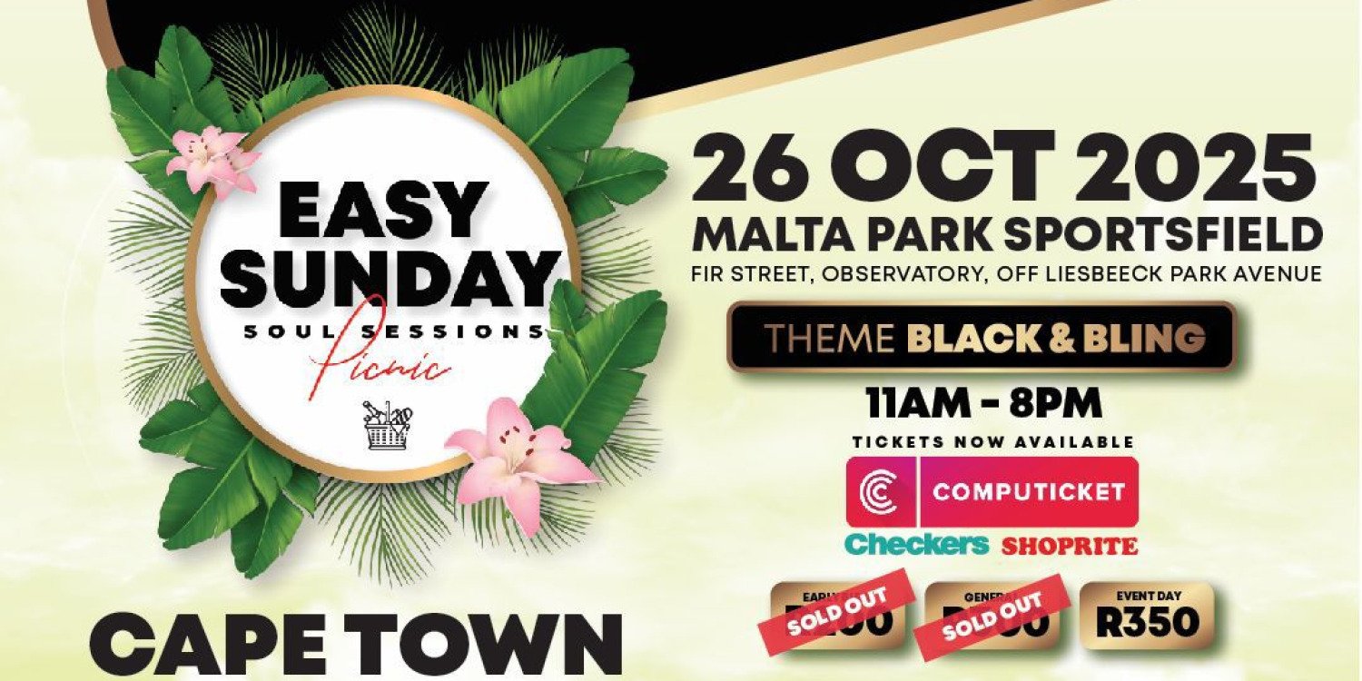 Easy Sunday Soul Sessions Picnic Cape Town at Malta Park | Computicket
