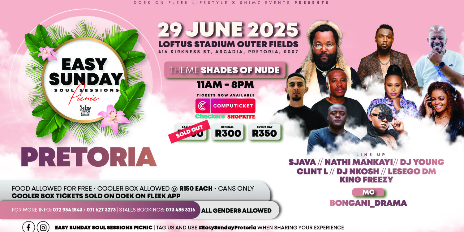 Easy Sunday Soul Sessions Picnic Pretoria