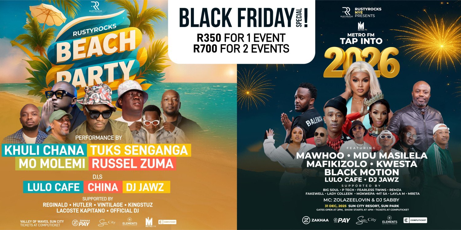 Rusty Rocks Beach Party at Sun City | Computicket