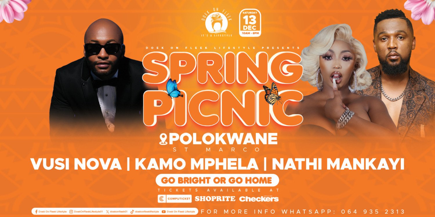 Doek On Fleek Spring Picnic Polokwane at St Macro Estate | Computicket