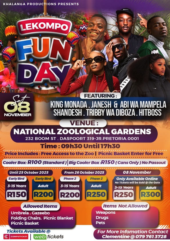 Lekompo Fun Day at National Zoological Gardens | Computicket