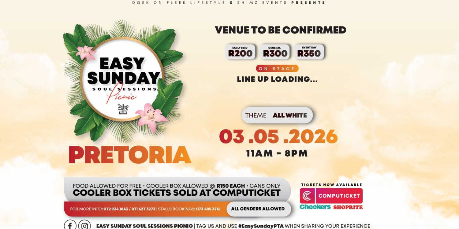 Easy Sunday Soul Sessions Picnic Pretoria at Pretoria | Computicket
