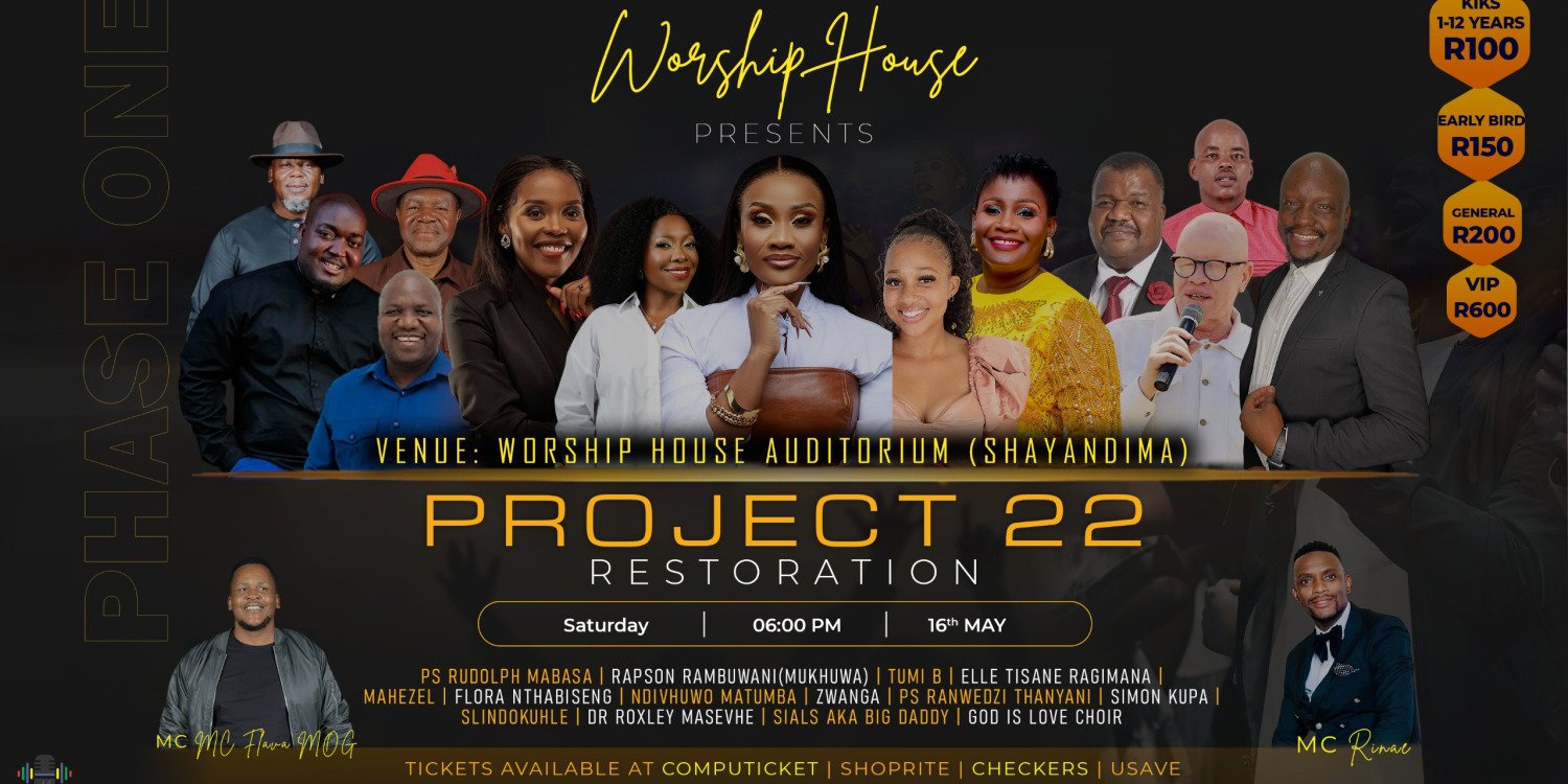 WorshipHouse Live Recording Project 22 Restoration at Chr... | Computicket